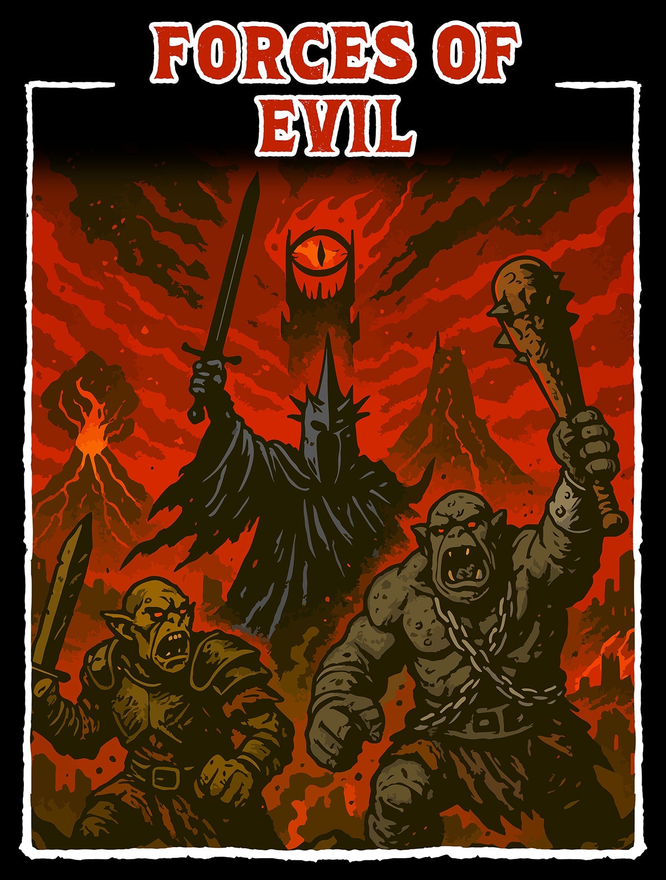 Forces of Evil Dice – Dark Fantasy D6 for Sole Ring Armies | TheTopDice ...