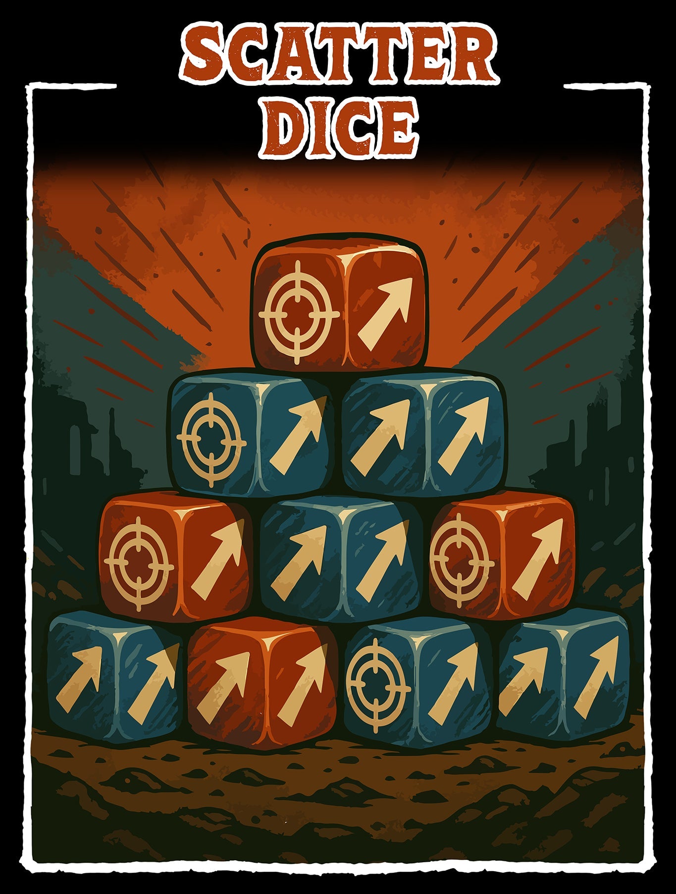 Scatter Dice – Directional Resin D6 for Tabletop Games | TheTopDice ...